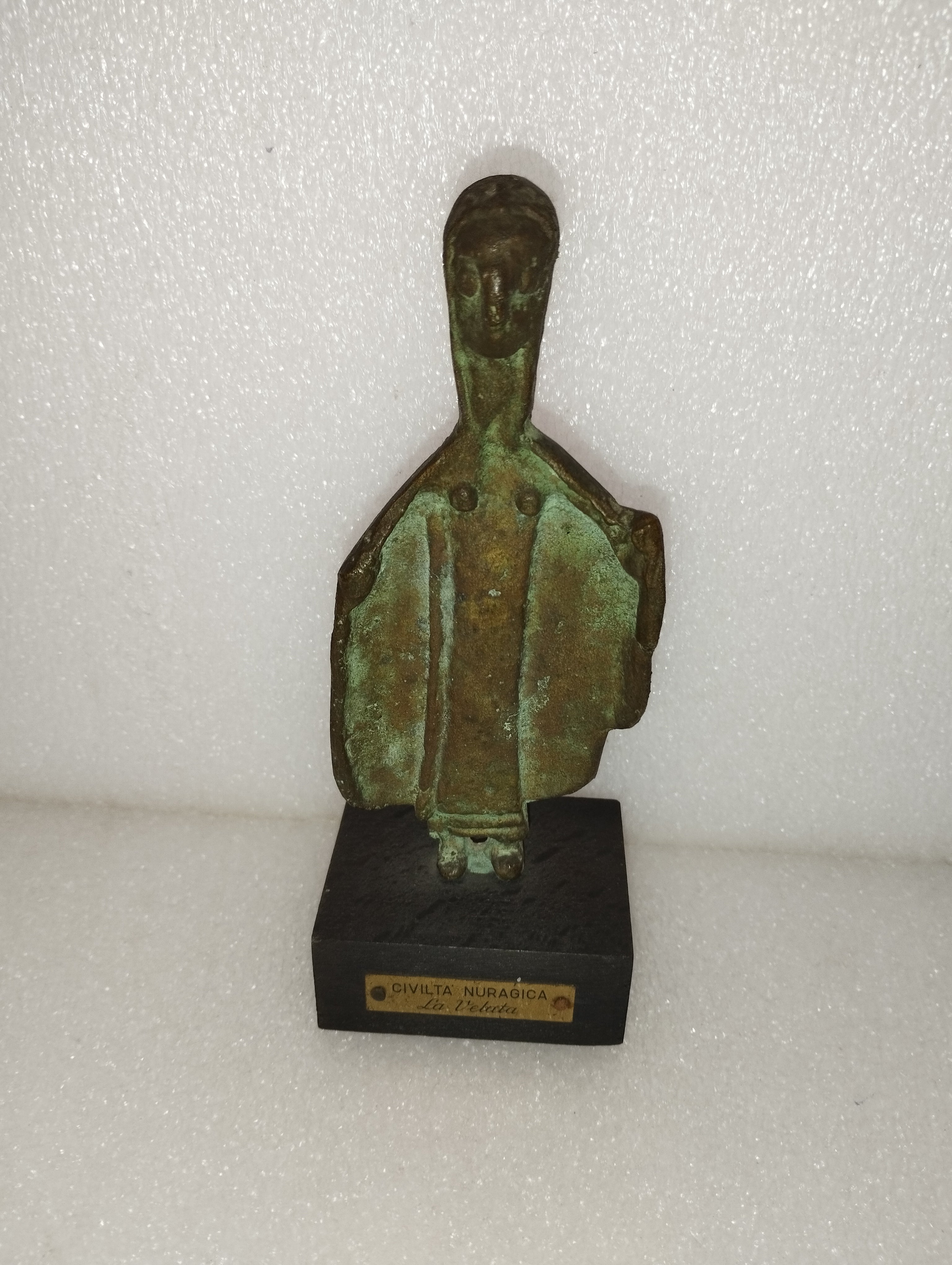 Statua La Velata Civiltà Nuragica Sardegna In Bronzo – LUDOteca e dintorni